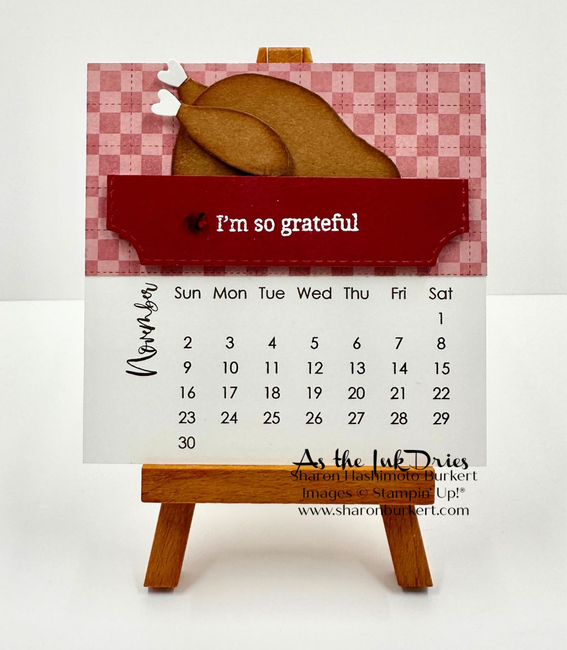 DIY Calendar Blog Hop: November – astheinkdries.com